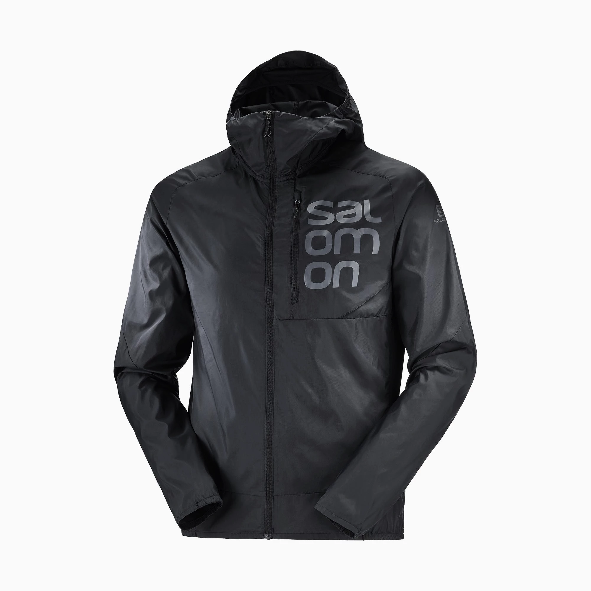 Herren Jacke Salomon Bonatti Cross FZ Hoodie Black | Sportega Herren Jacke Salomon Bonatti Cross FZ Hoodie Black | Sportega
