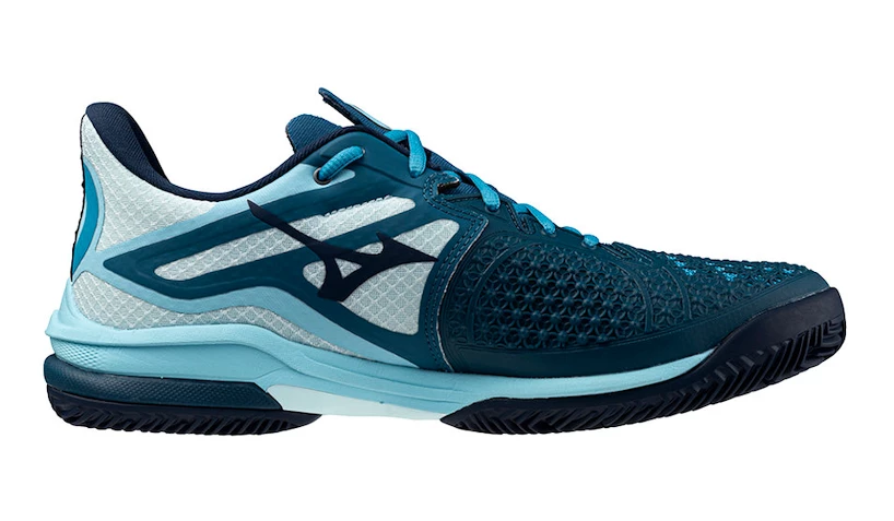 Herren Tennisschuhe Mizuno Wave Exceed TOUR 6 CC Moroccan Blue White Blue Topaz